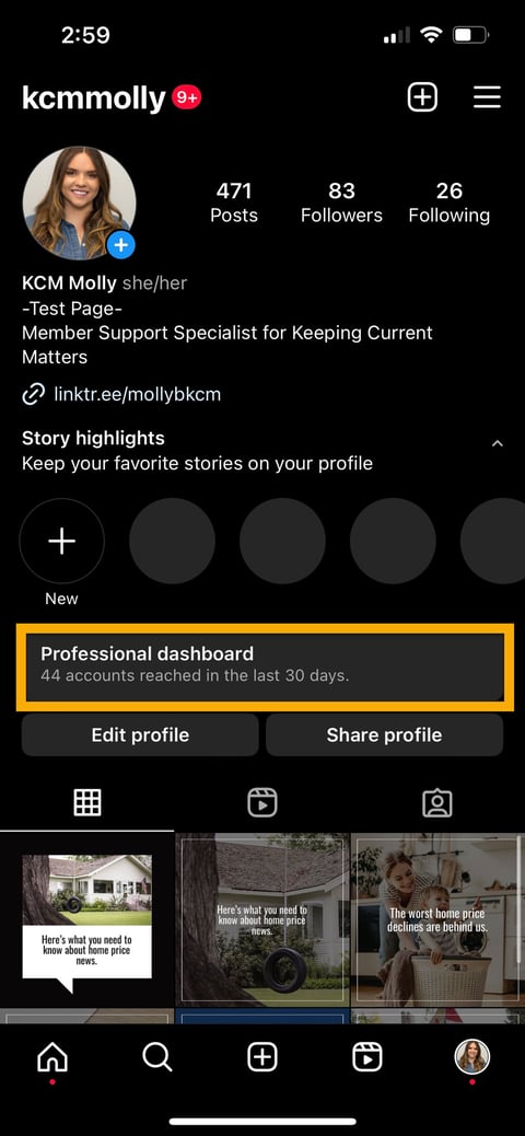 How do I know if my Instagram is a Business Account or Personal Account?