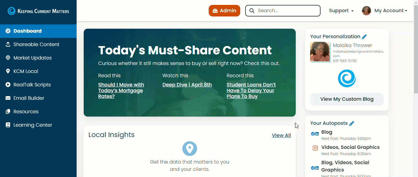 How to Set Up Your Personalization Profile